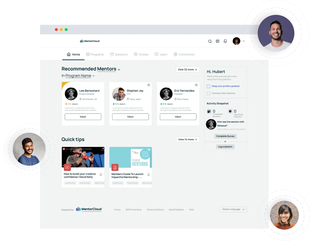 MentorCloud, the World's Leading Mentoring Software