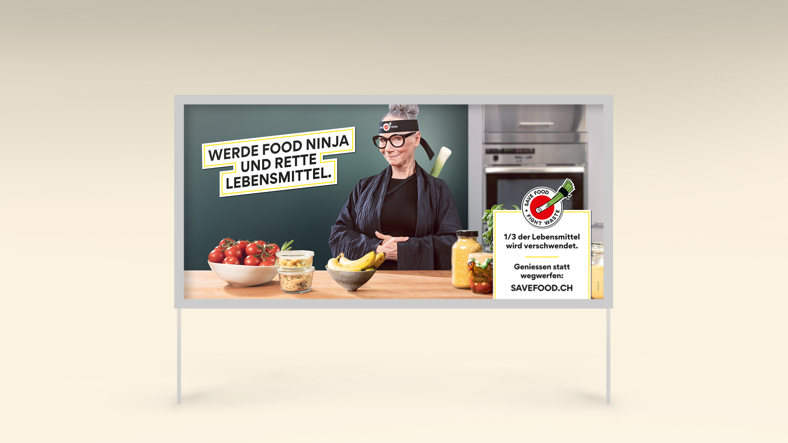 Karling für Pusch: Save Food, Fight Waste Kampagne