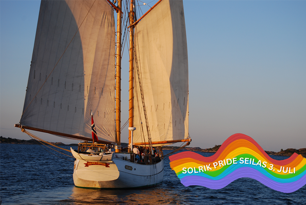 Solrik Pride Seilas 3.juli - Arrangement - Fullriggeren Sørlandet