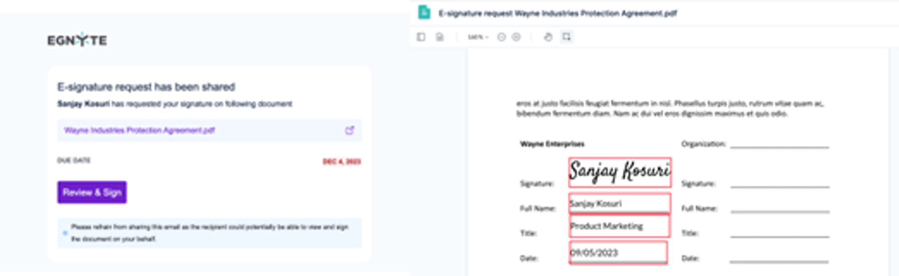 Simplify Document Authentication and Approval with Egnyte’s eSignature ...
