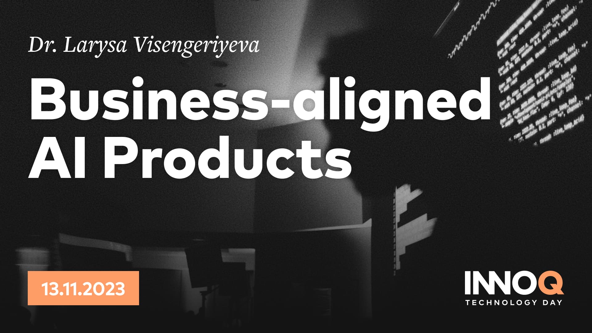 „Business-aligned AI Products” mit Dr. Larysa Visengeriyeva – INNOQ Technology Day