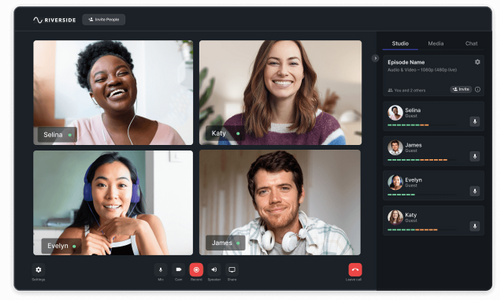 Record HD Podcasts & Videos From Anywhere - Riverside.fm