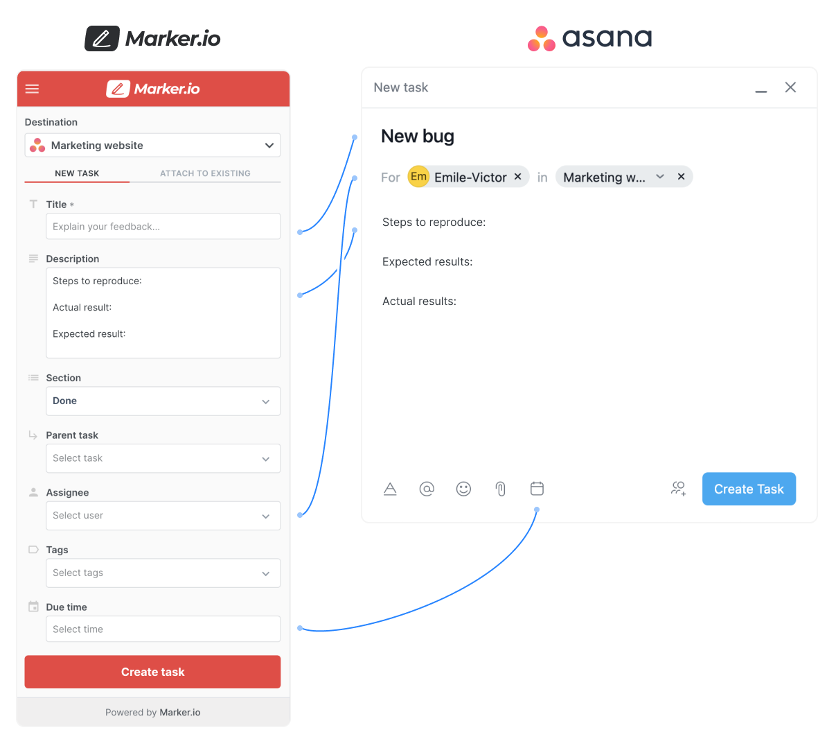 #1 Integration for Asana Bug Tracking Tool | Marker.io
