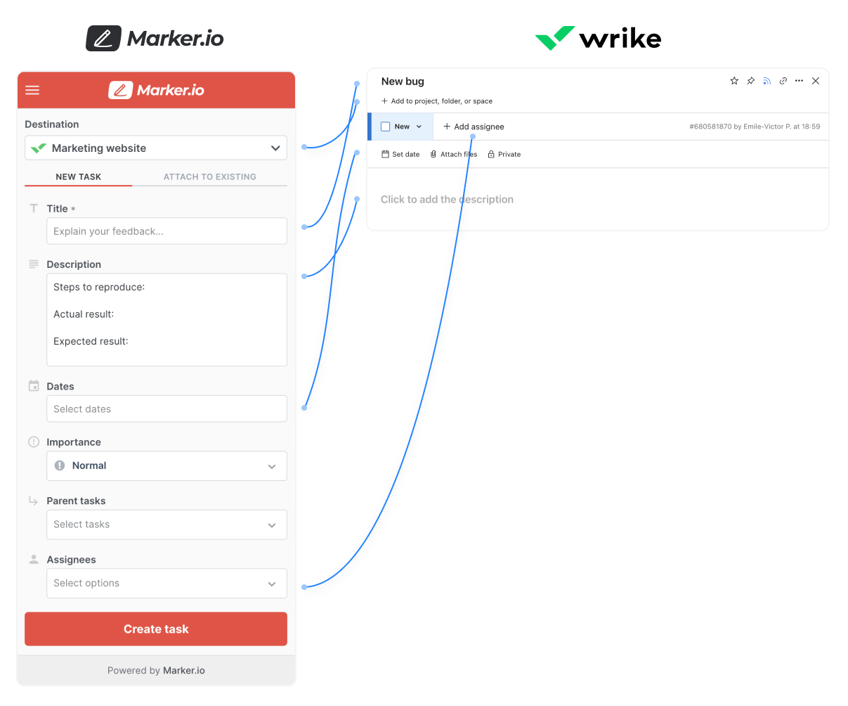 #1 Integration for Wrike Bug Tracking | Marker.io