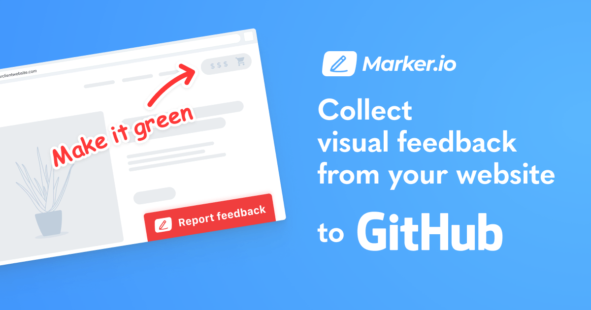 #1 Integration for GitHub Bug Tracking | Marker.io
