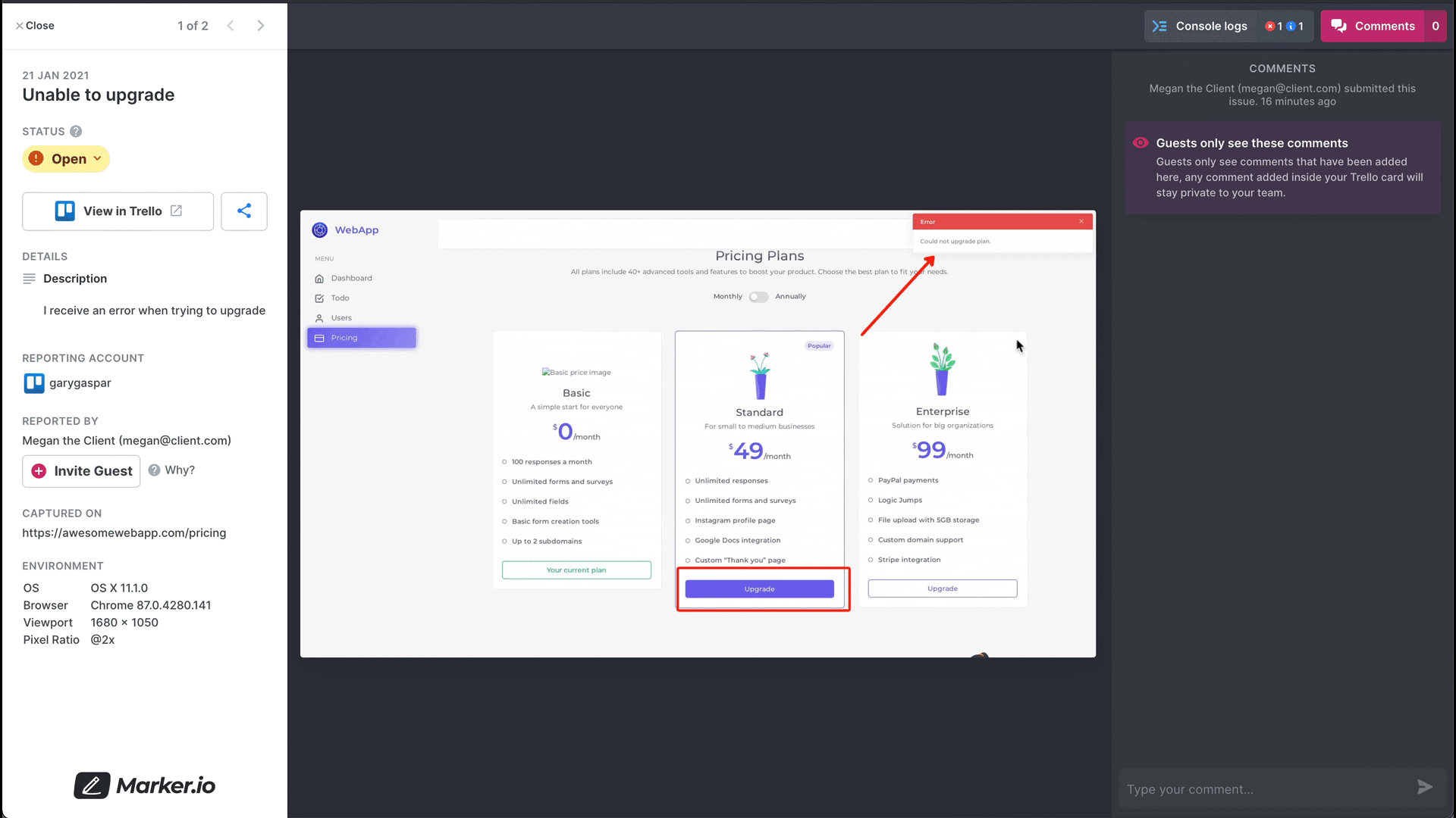 Say Goodbye to Client Emails with Guest Commenting