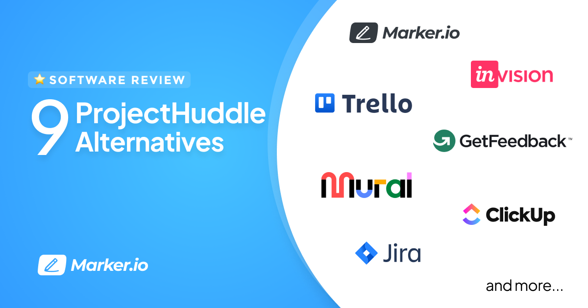 Top 9 ProjectHuddle Alternatives in 2023: Which One is Right For You?