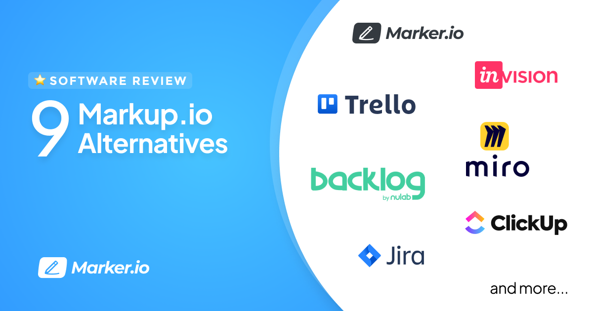 9 Best Markup.io Alternatives in 2024: Which One is Right For You?