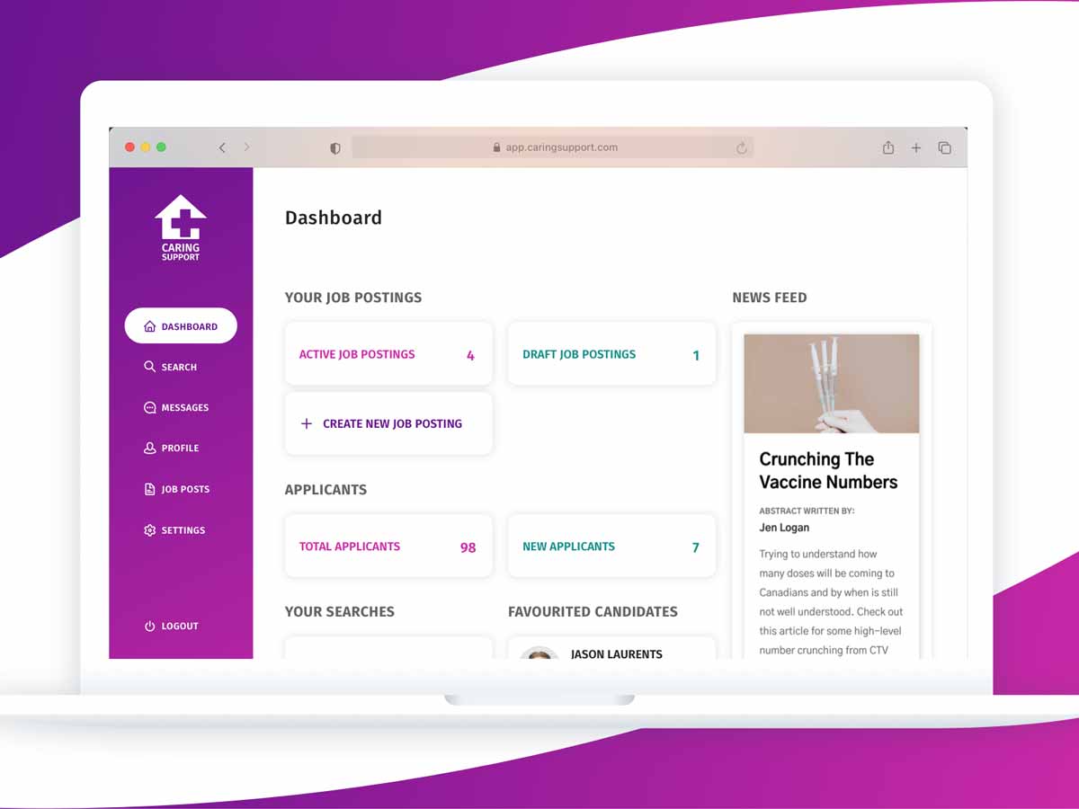 Caring Support’s Newest Updates are Officially Live! | Caring Support