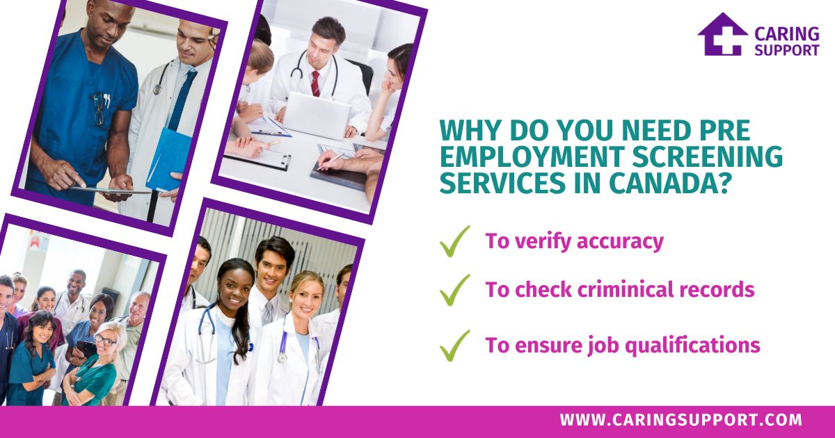 Top 4 Companies that Offer Employment Screening Services | Caring Support