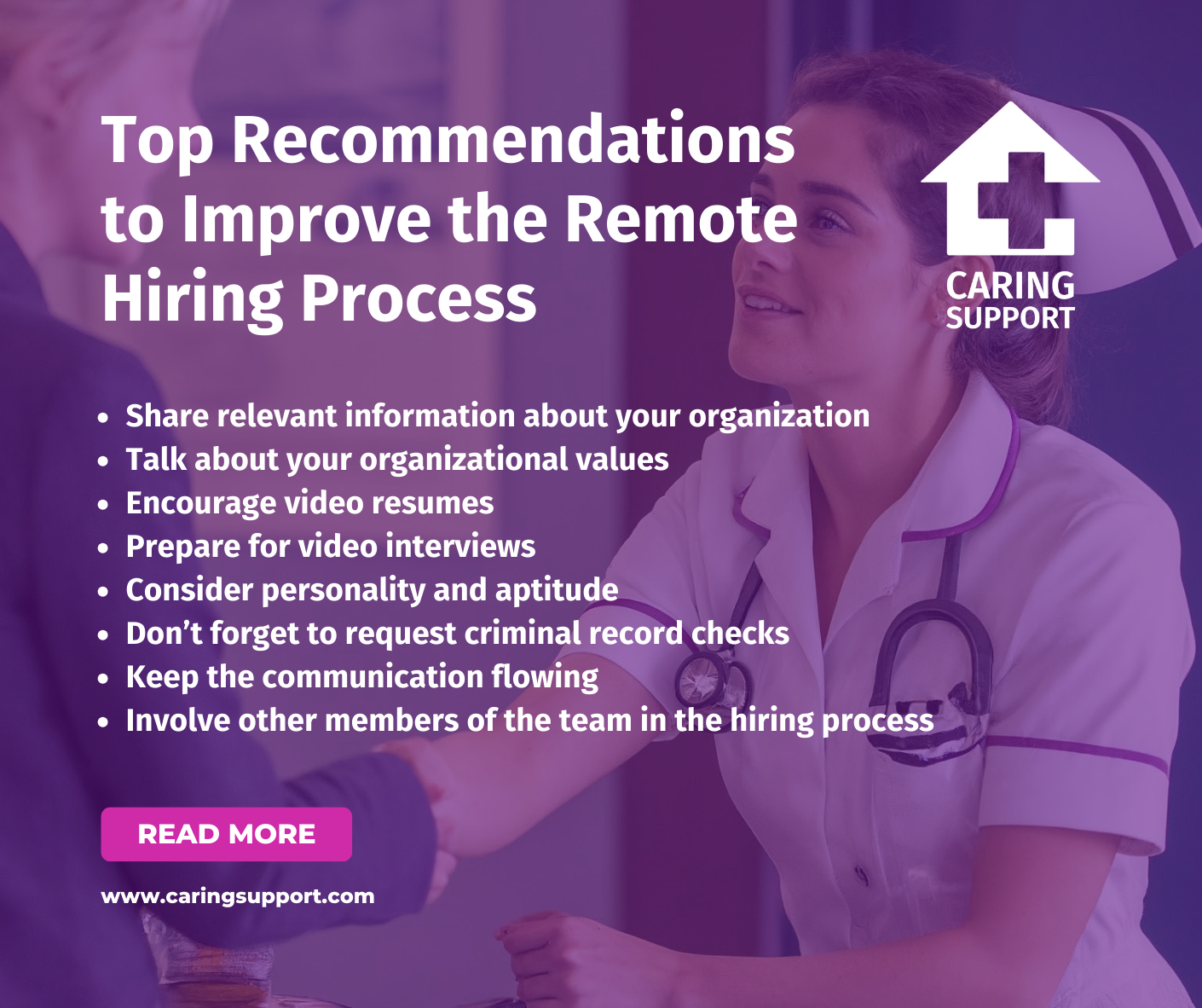 Virtual Recruitment for Healthcare: Tips and Strategies | Caring Support