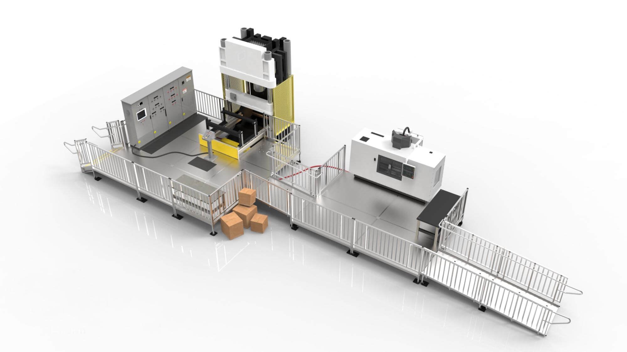 Work Platforms and Elevated Stations | Adjustable Work Platform