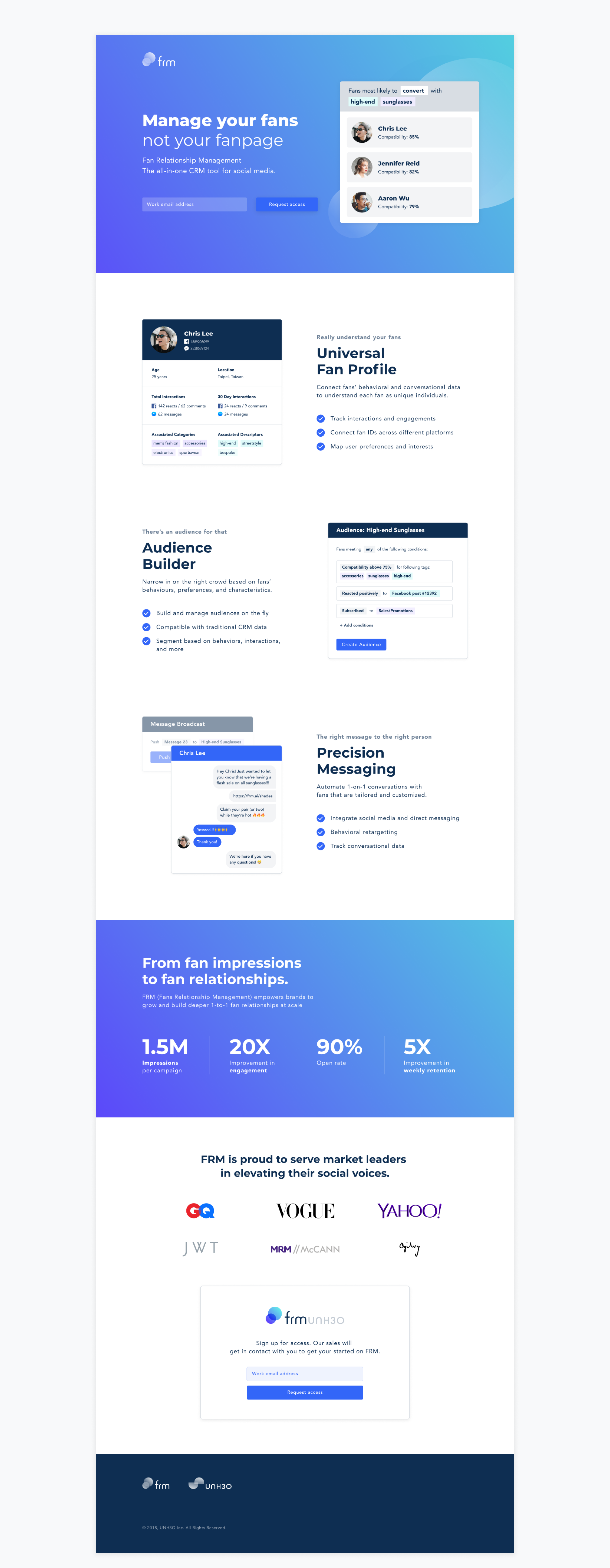 Work / FRM, Mike Han | Product Designer