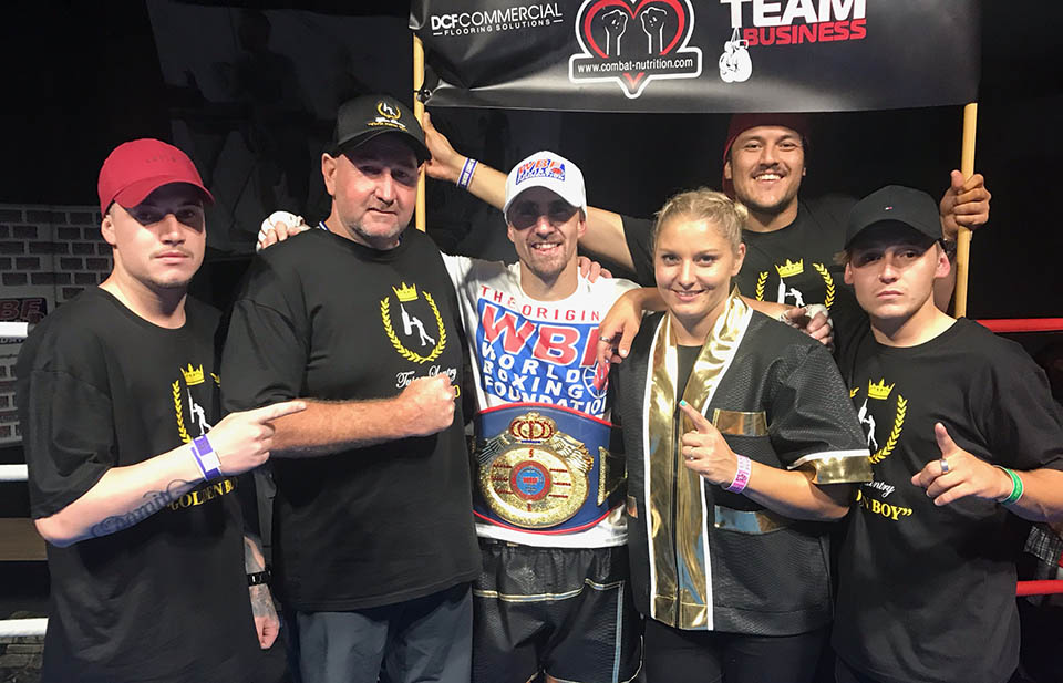 The Golden Boy Tyson Lantry crowned WBF Australasian Lightweight Champ