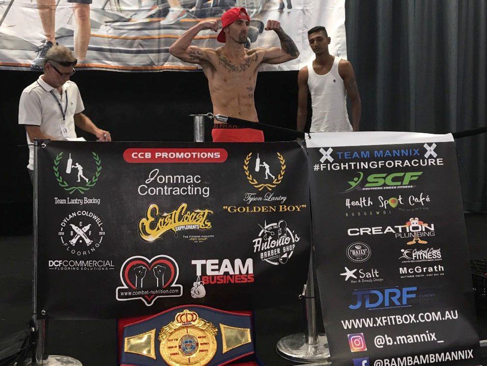 The Golden Boy Tyson Lantry crowned WBF Australasian Lightweight Champ