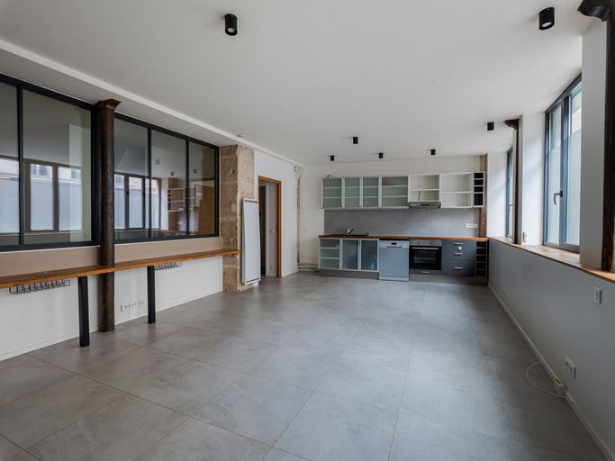 Grand T2 non meublé, style loft | Appartement Paris