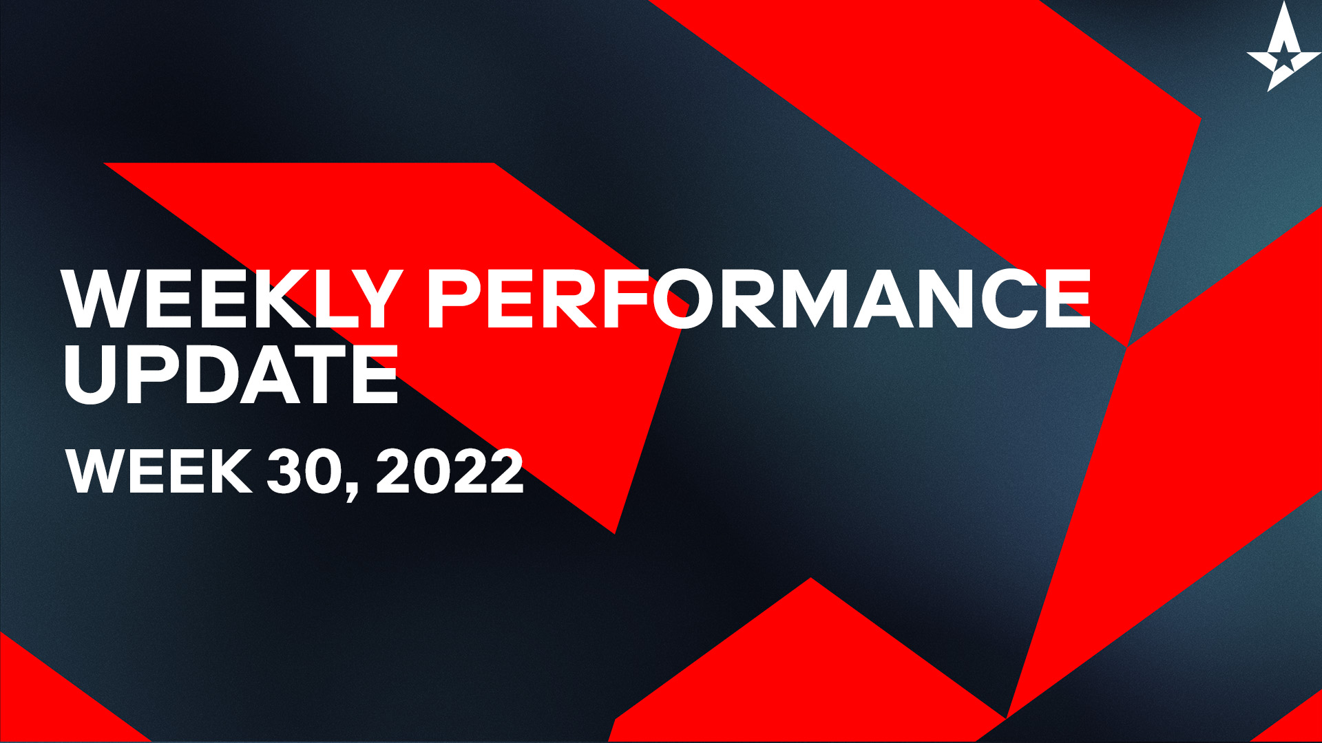 Weekly Performance Update