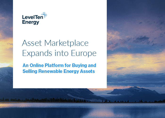 LevelTen Energy Announces Expansion of Asset Marketplace to Europe to ...