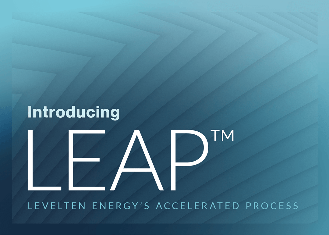 LevelTen Energy’s Accelerated Process™ (LEAP™), Now Widely Available, Reduces Clean Energy ...