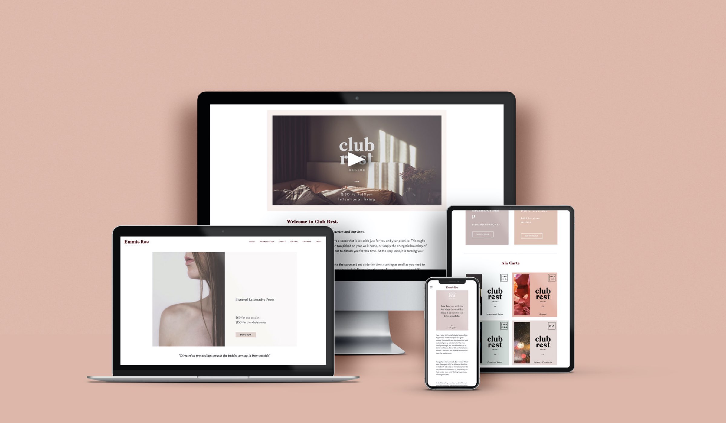 Holistic, strategic and intuitive design for Emmie Rae