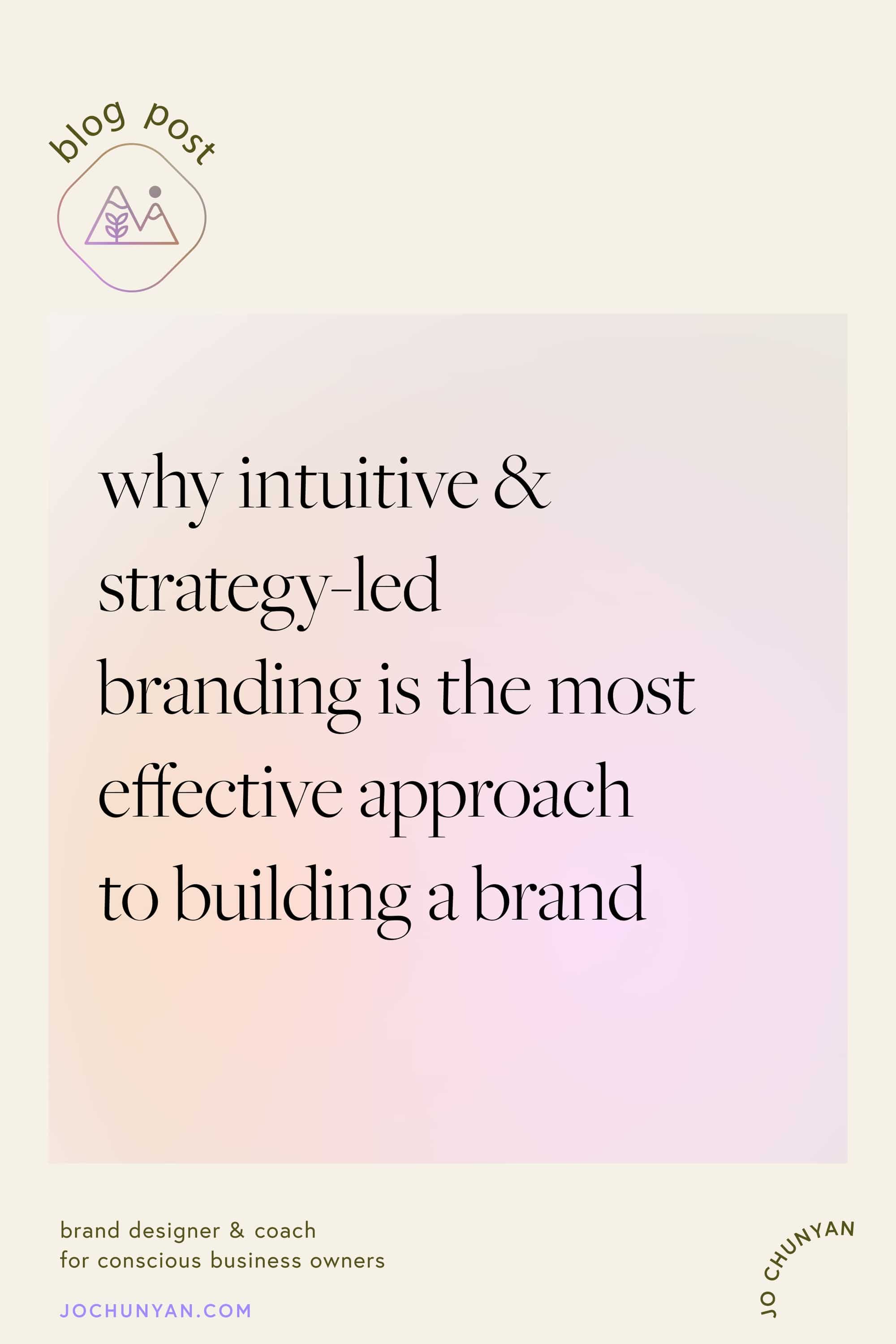 Why intuition is necessary for building a brand | Jo ChunYan