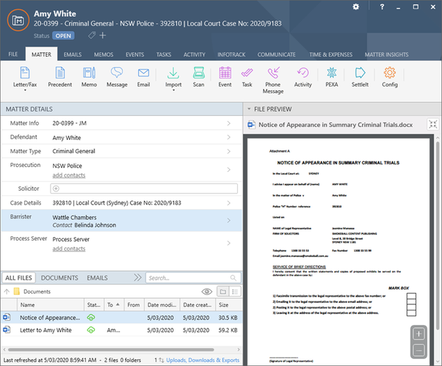 Best Criminal Law Case Management Software - Smokeball
