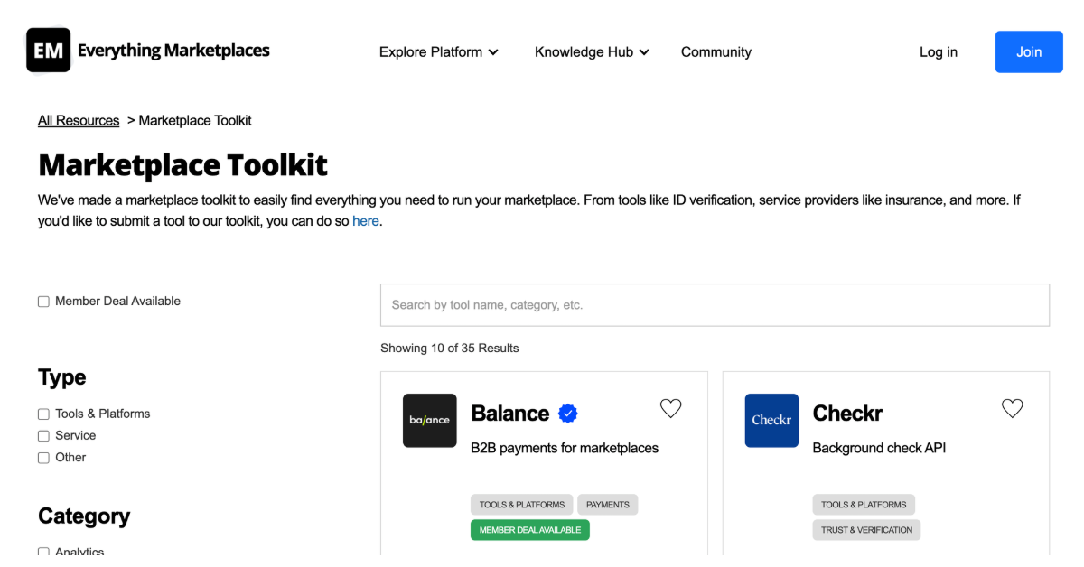 Marketplace Toolkit