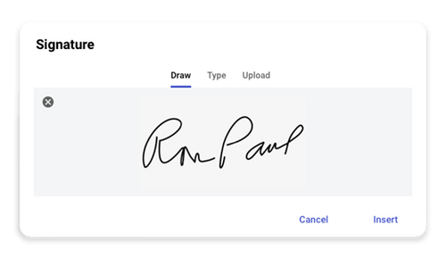 Digital Wet Signatures | Virtual Cabinet