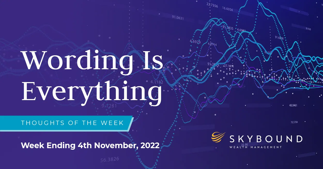 Skybound Wealth Management | Wording Is Everything