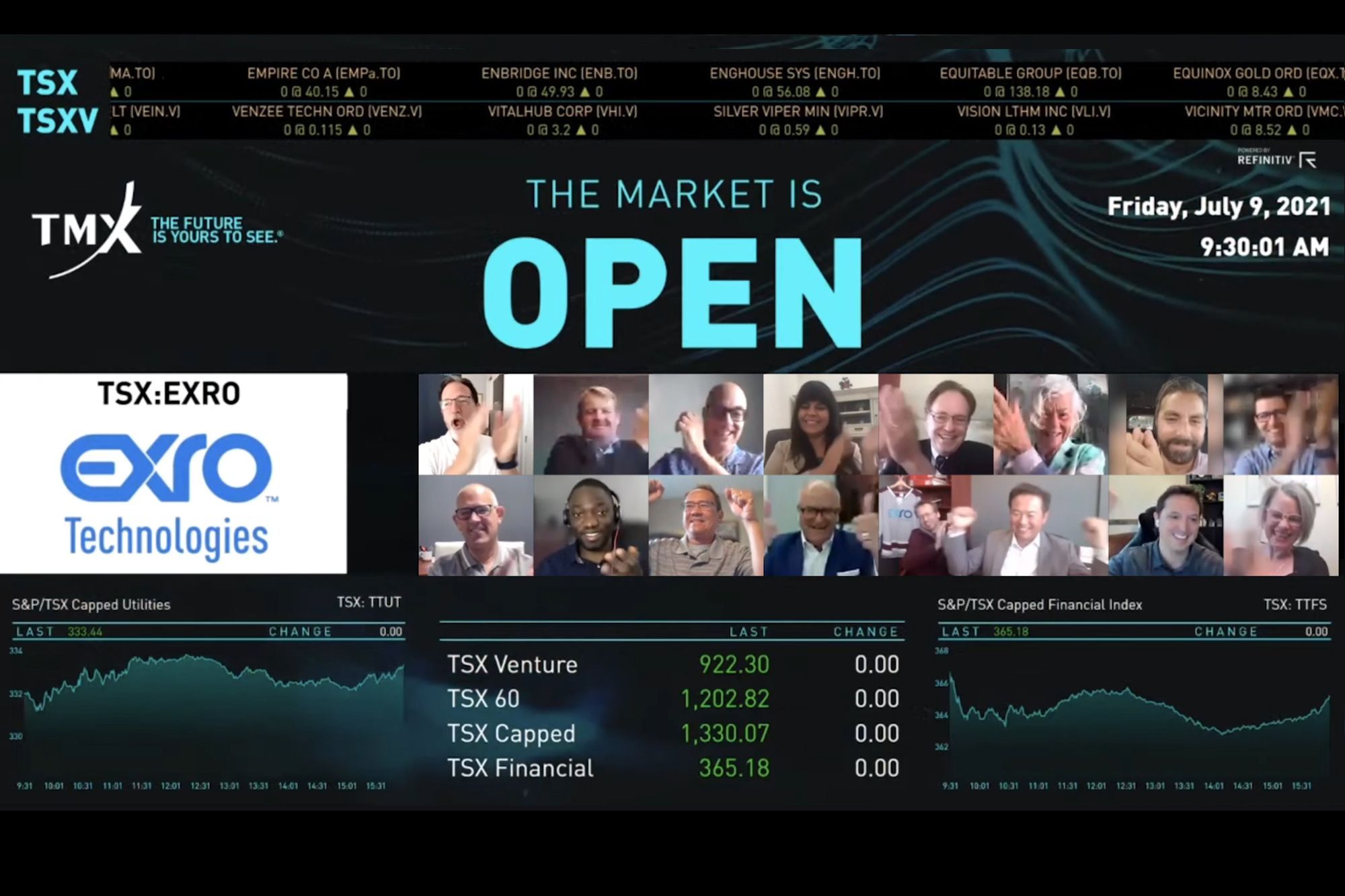 Exro Technologies Virtually Opens The Market (TSX:EXRO)