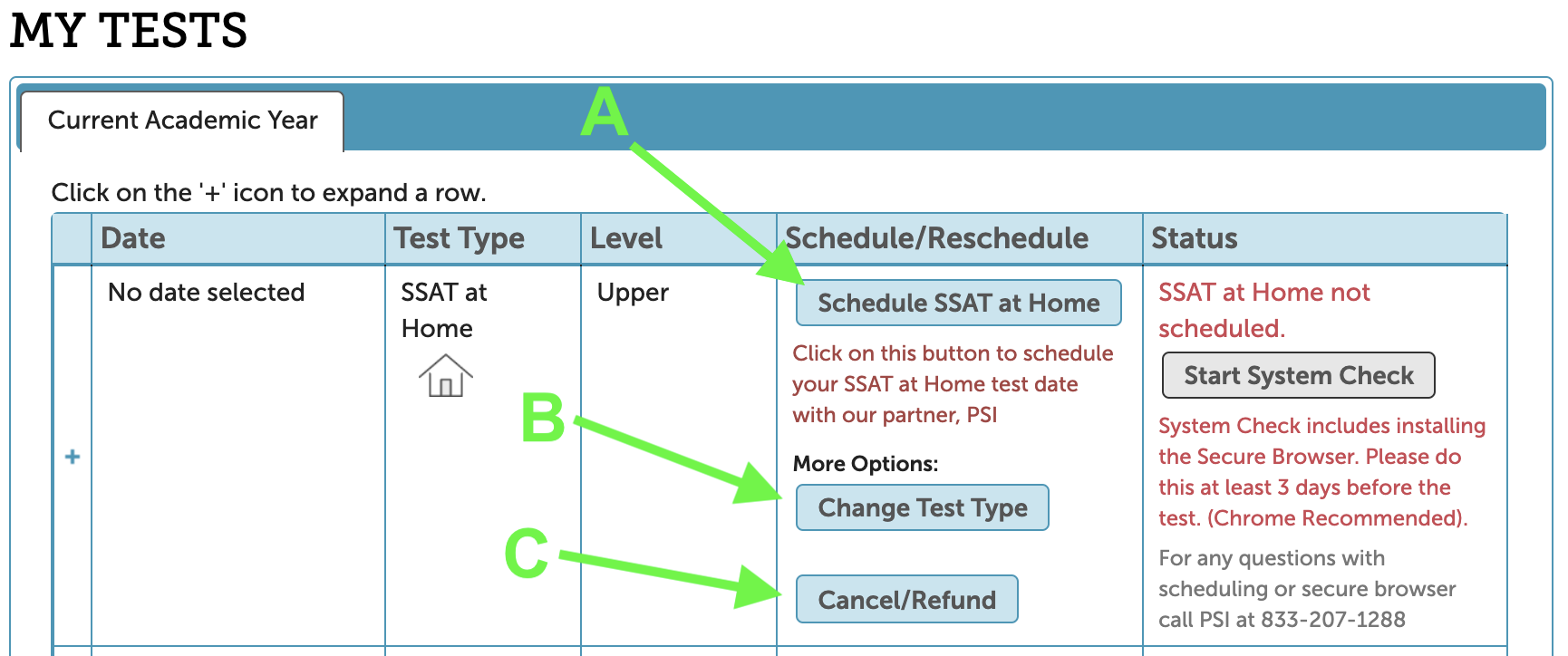 How to Reschedule or Cancel the SSAT at Home | SSAT Help