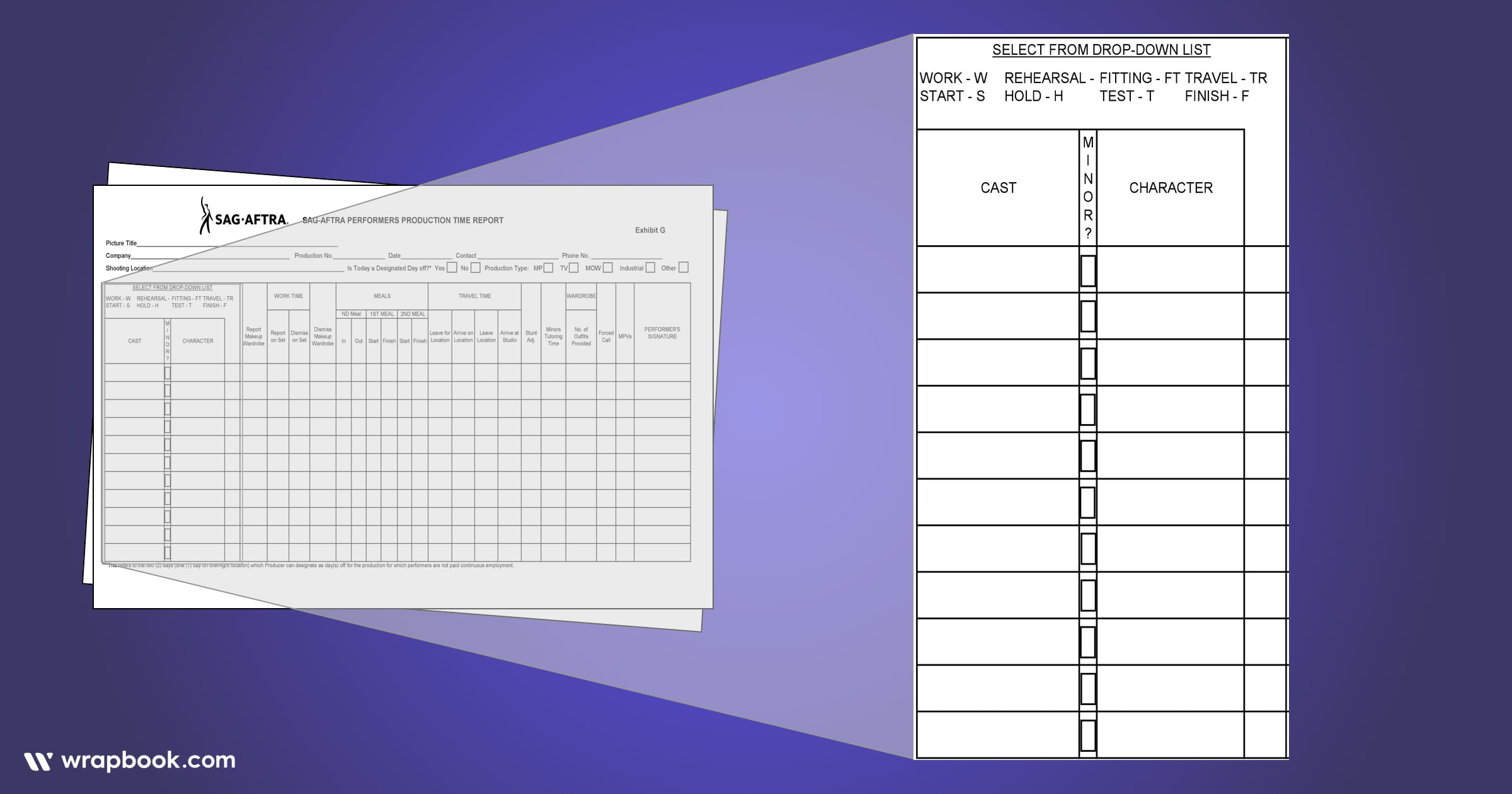 How To Fill Out the SAG Exhibit G Form | Wrapbook