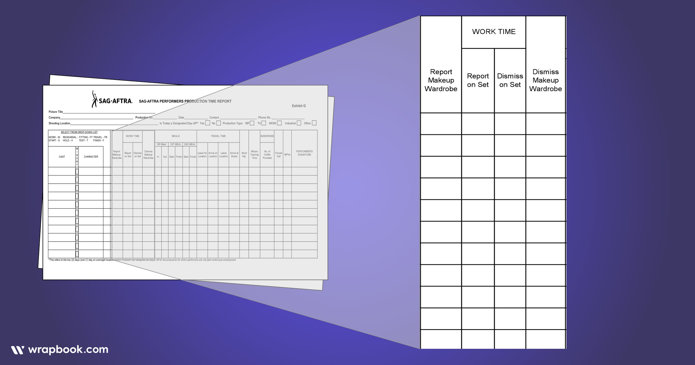 How To Fill Out the SAG Exhibit G Form | Wrapbook