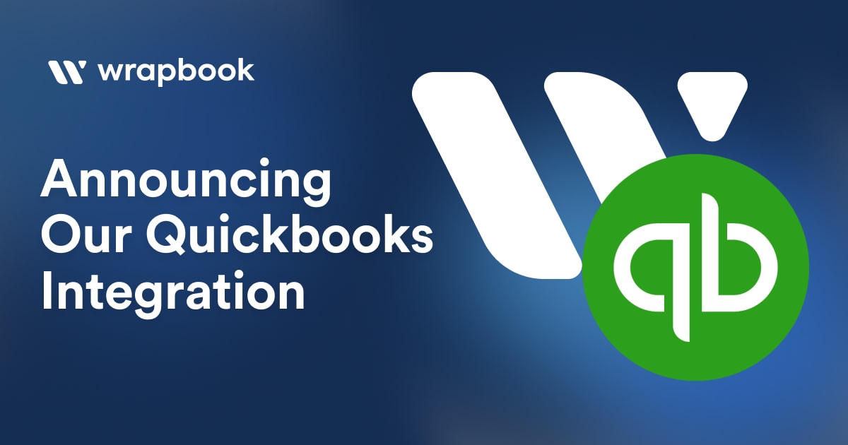 Wrapbook Announces Quickbooks Integration | Wrapbook