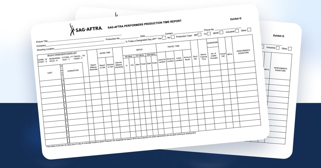 How To Fill Out the SAG Exhibit G Form | Wrapbook