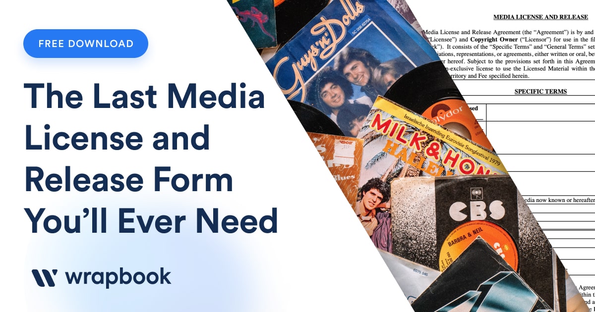 Download the Media License & Release Template | Wrapbook