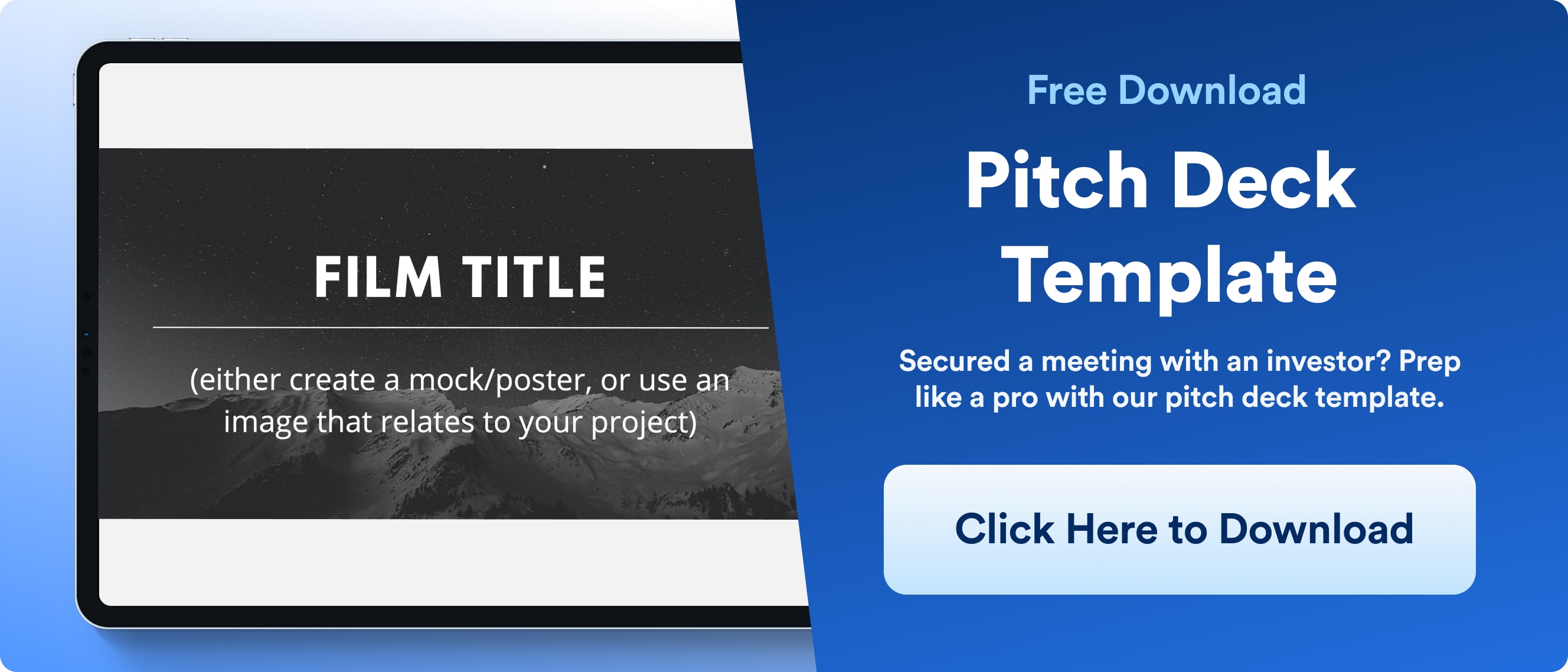 How to Find Film Investors with Free Pitch Deck Template | Wrapbook