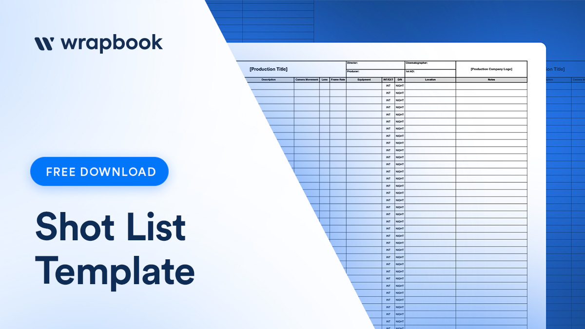 Download the Shot List Template | Wrapbook