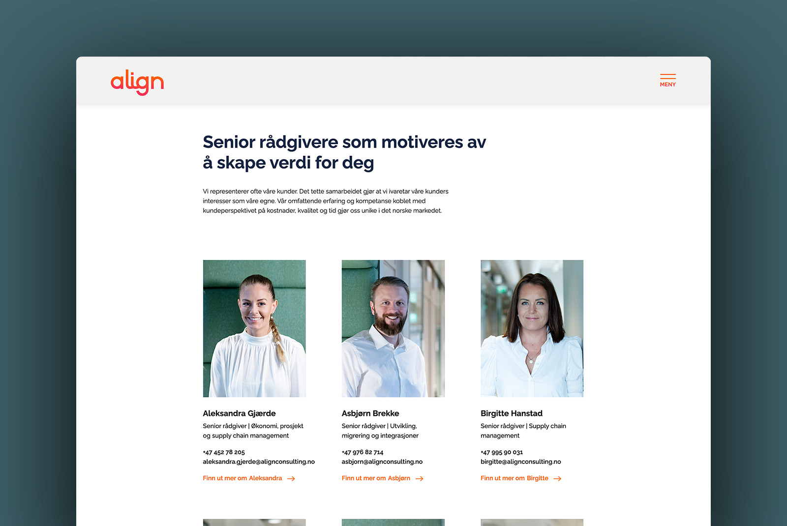 Case digital markedsføring for Align Consulting - A2N Digitalbyrå