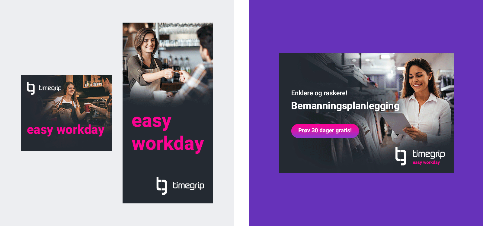 Case digital markedsføring for Timegrip - A2N Digitalbyrå