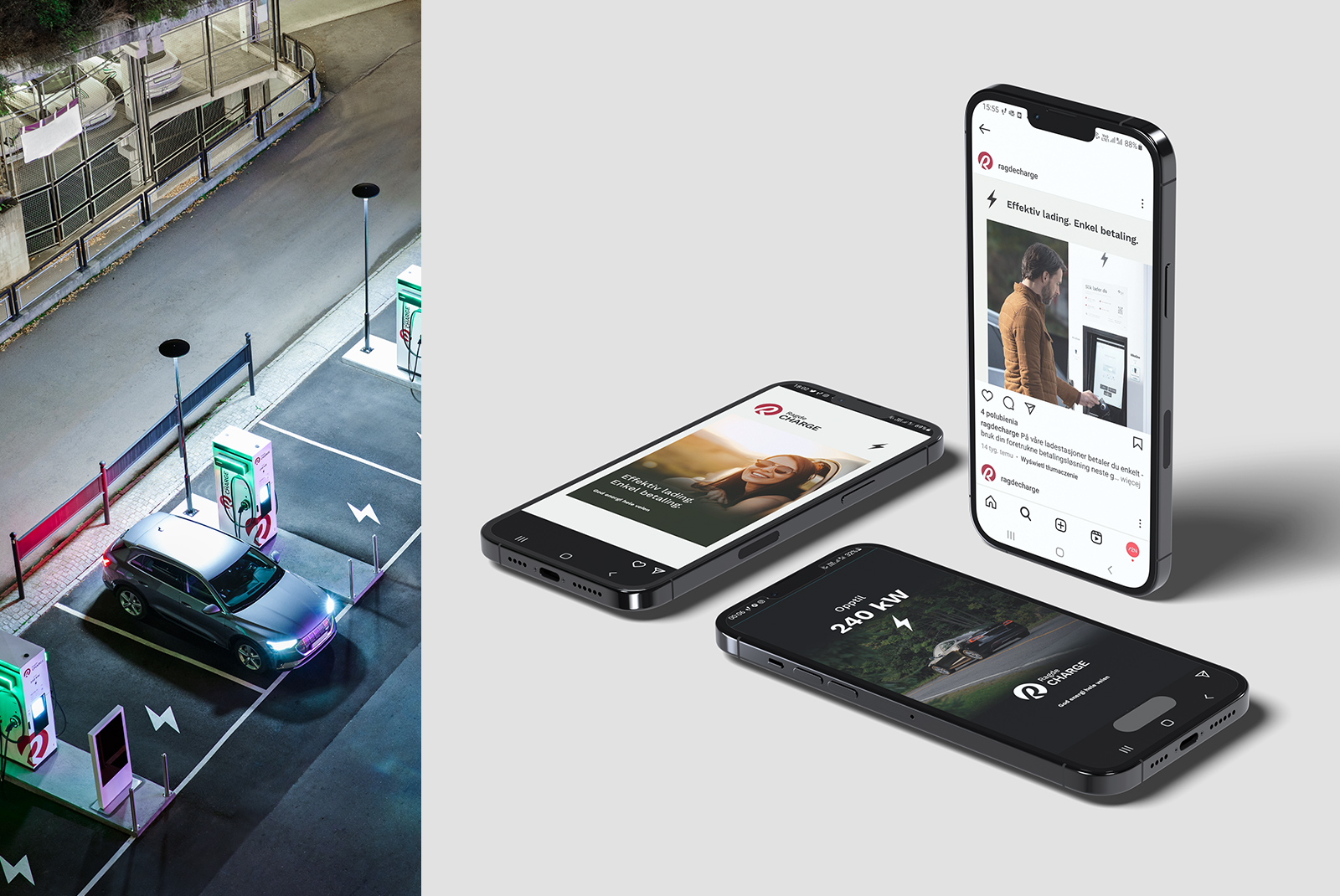Case digital markedsføring for Ragde Charge - A2N Digitalbyrå