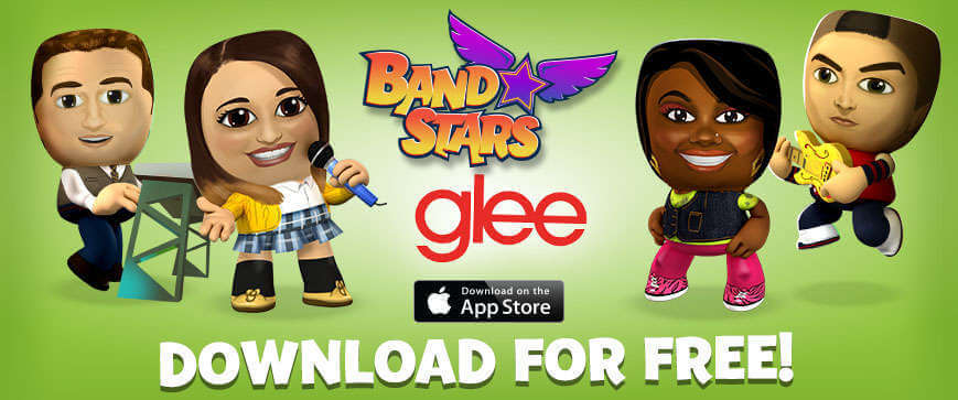 Glee cast joins Band Stars! - Halfbrick News