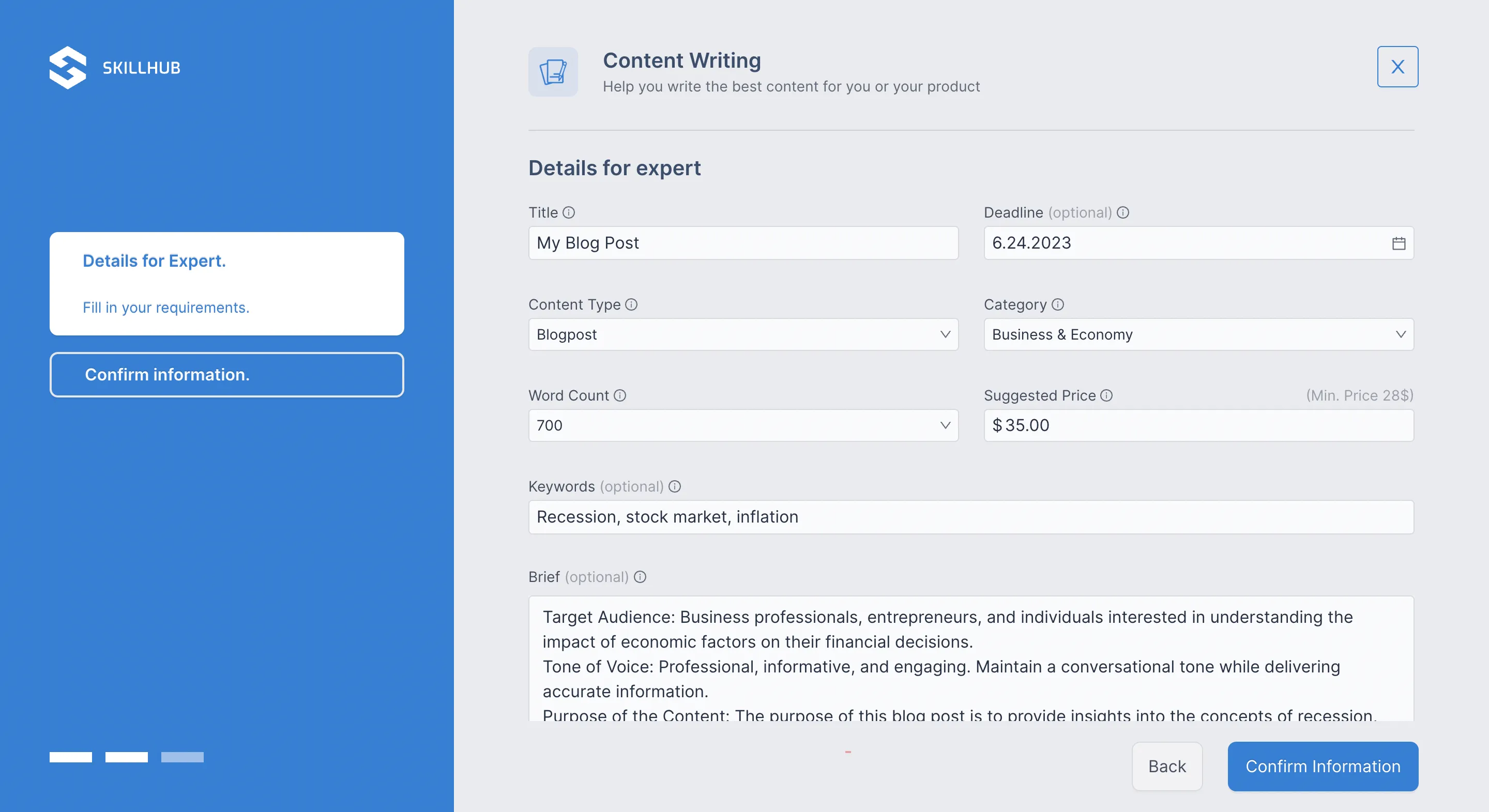 Easy Ordering Process | Get Quality Content Fast | Skillhub