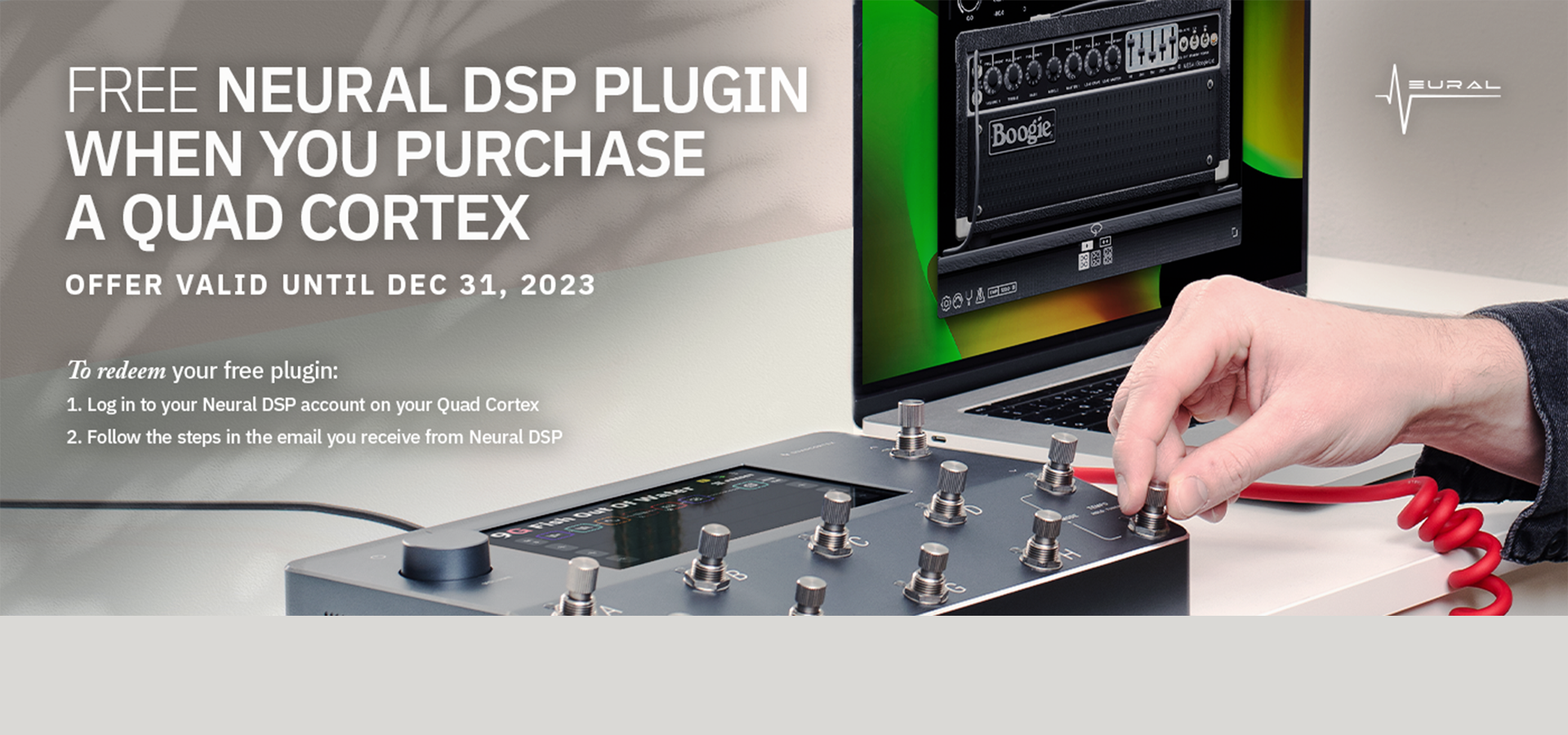 RD news | Buy Quad Cortex and get ANY Neural DSP plugin for FREE