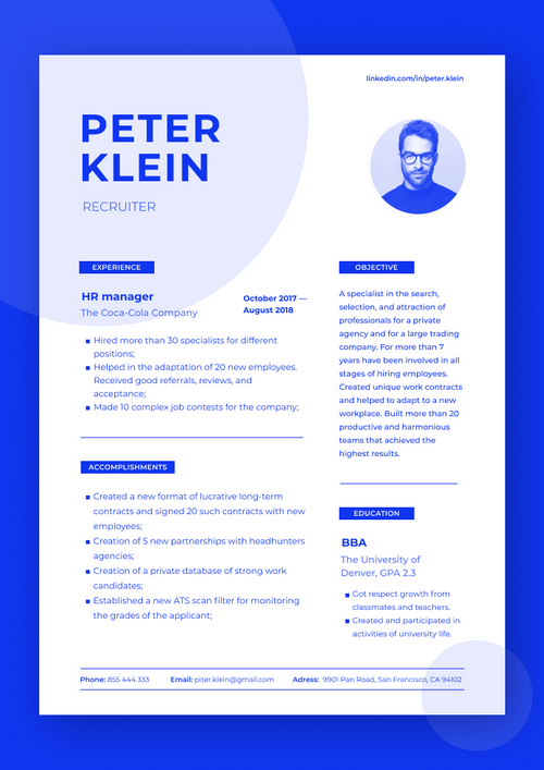 Samples & Tips for Creating a Resume for a Recruiter | SkillHub