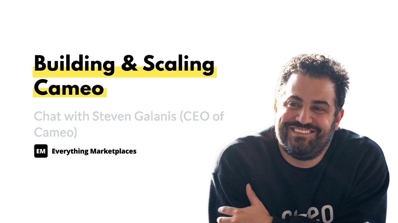EM Group Chat #053: Building & Scaling Cameo With Steven Galanis, Co ...