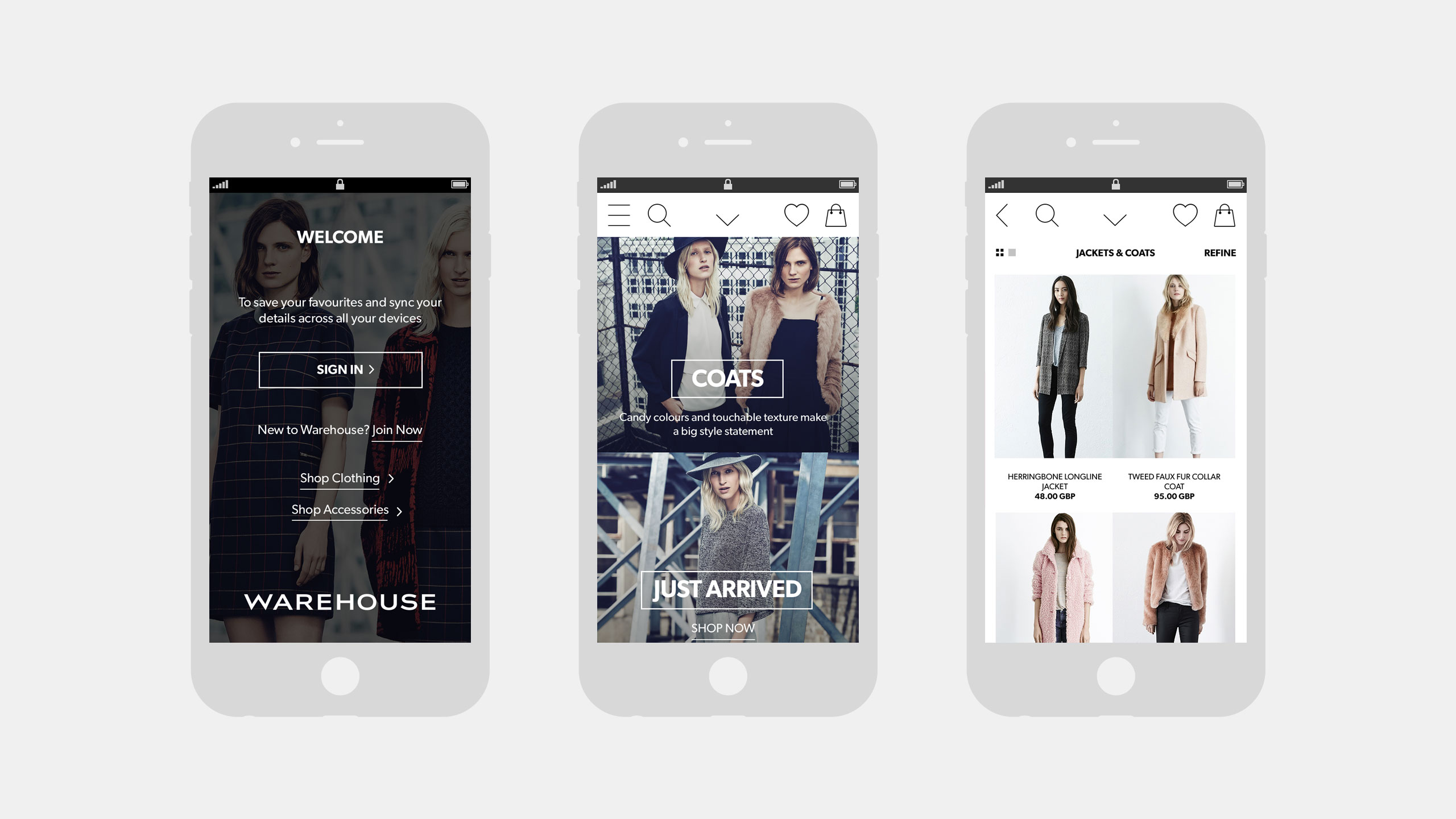 Warehouse - App, iOS, Android - Digital Agency London