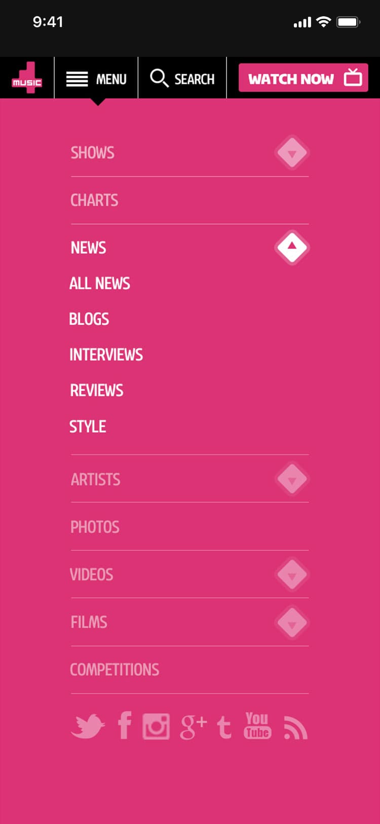 4Music - Website - Digital Agency London