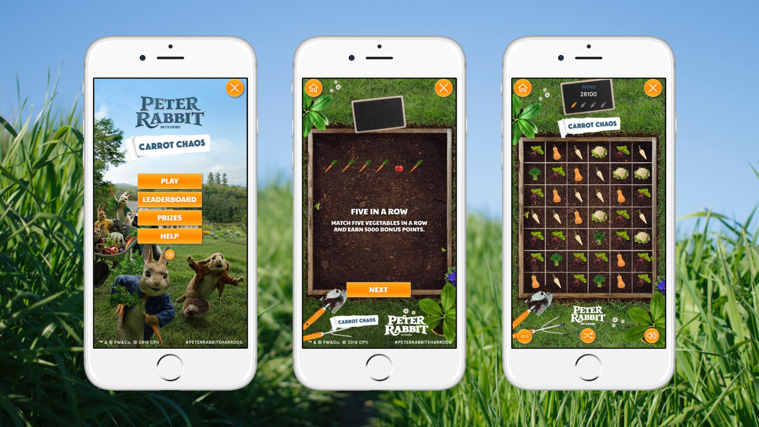 Peter Rabbit - Game, App, iOS, Android - Digital Agency London