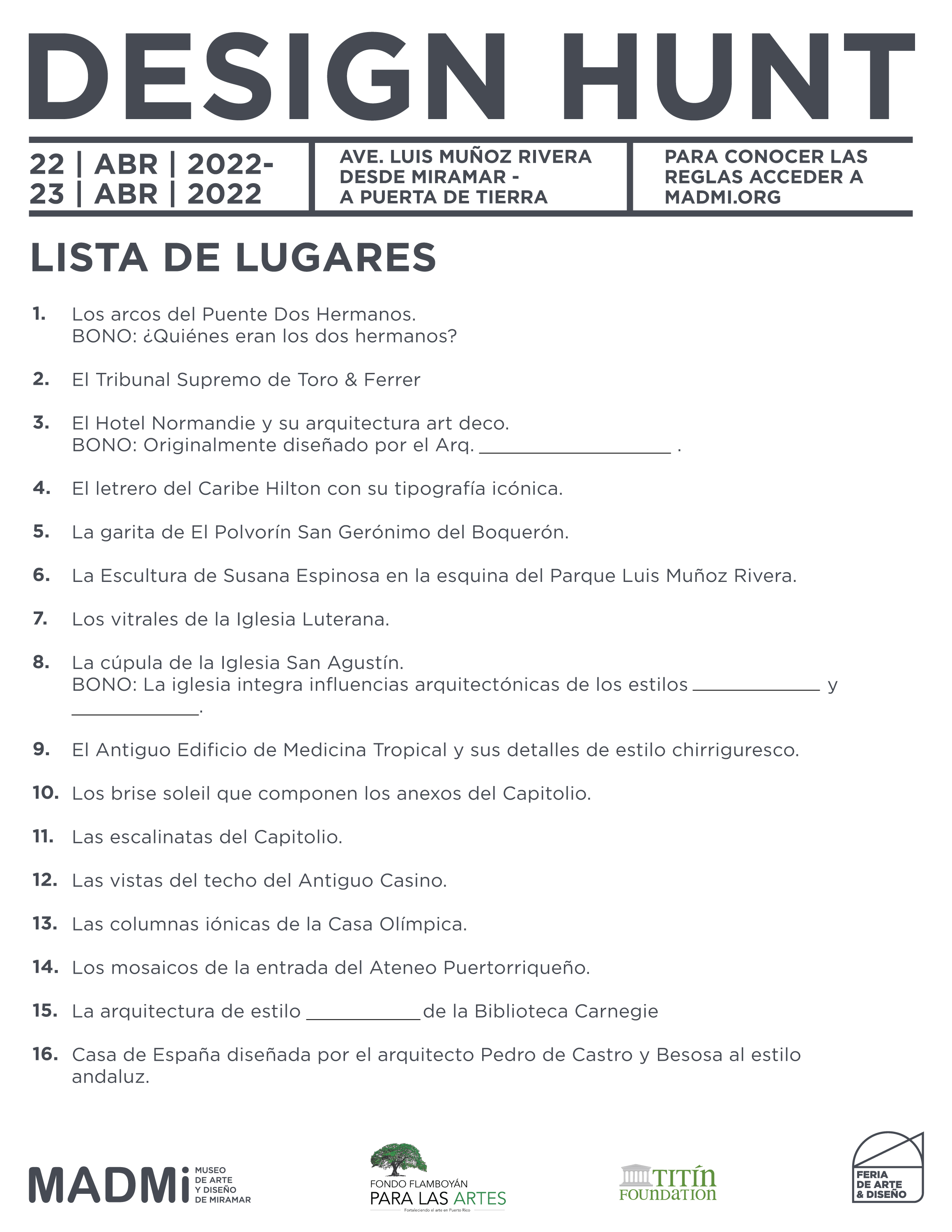 EVENTO | DESIGN HUNT 2022